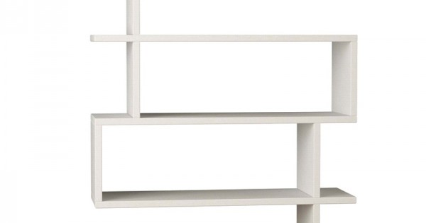 Ράφι τοίχου "ZENIA" σε χρώμα λευκό 70x22x65 | Klikareto.com